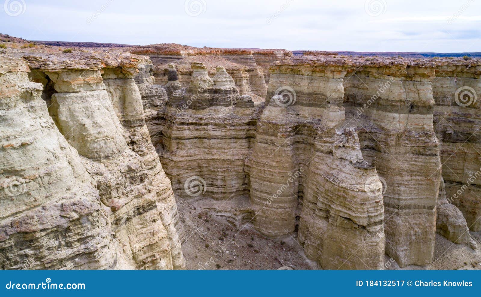 Eroded Rock Formation in Eastern Oregon Stock Image - Image of oregon ...