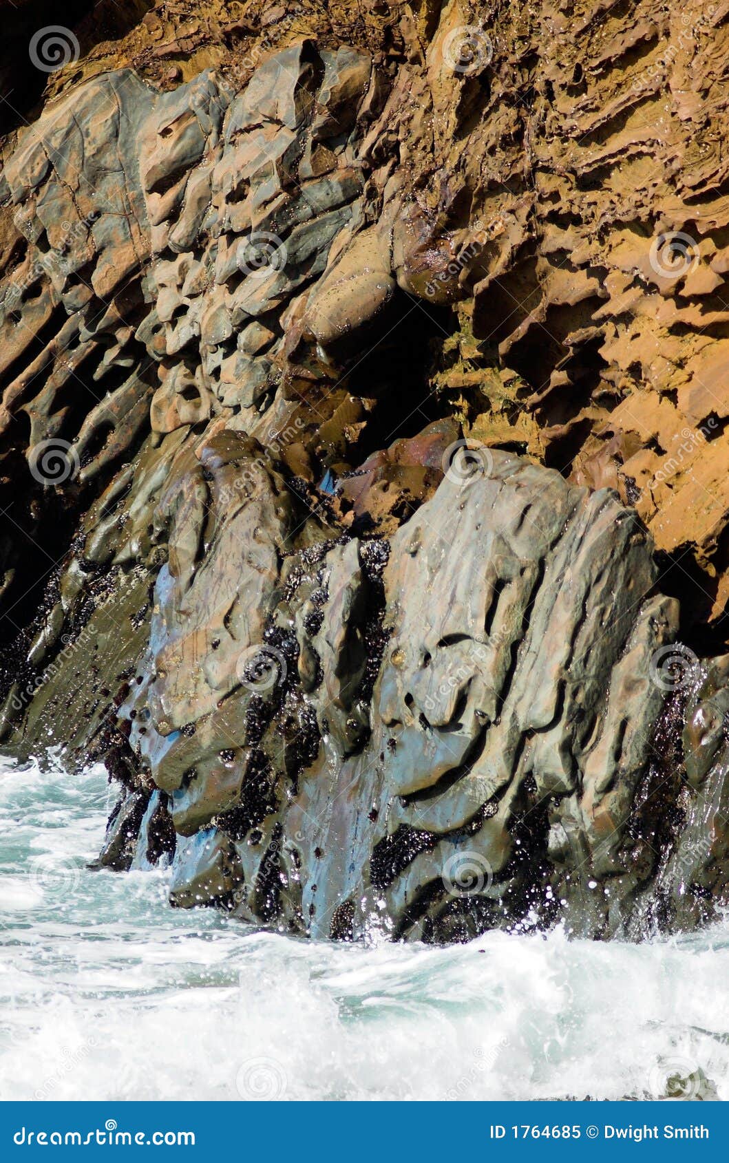 Eroded Rocks stock image. Image of danger, drops, power - 1764685