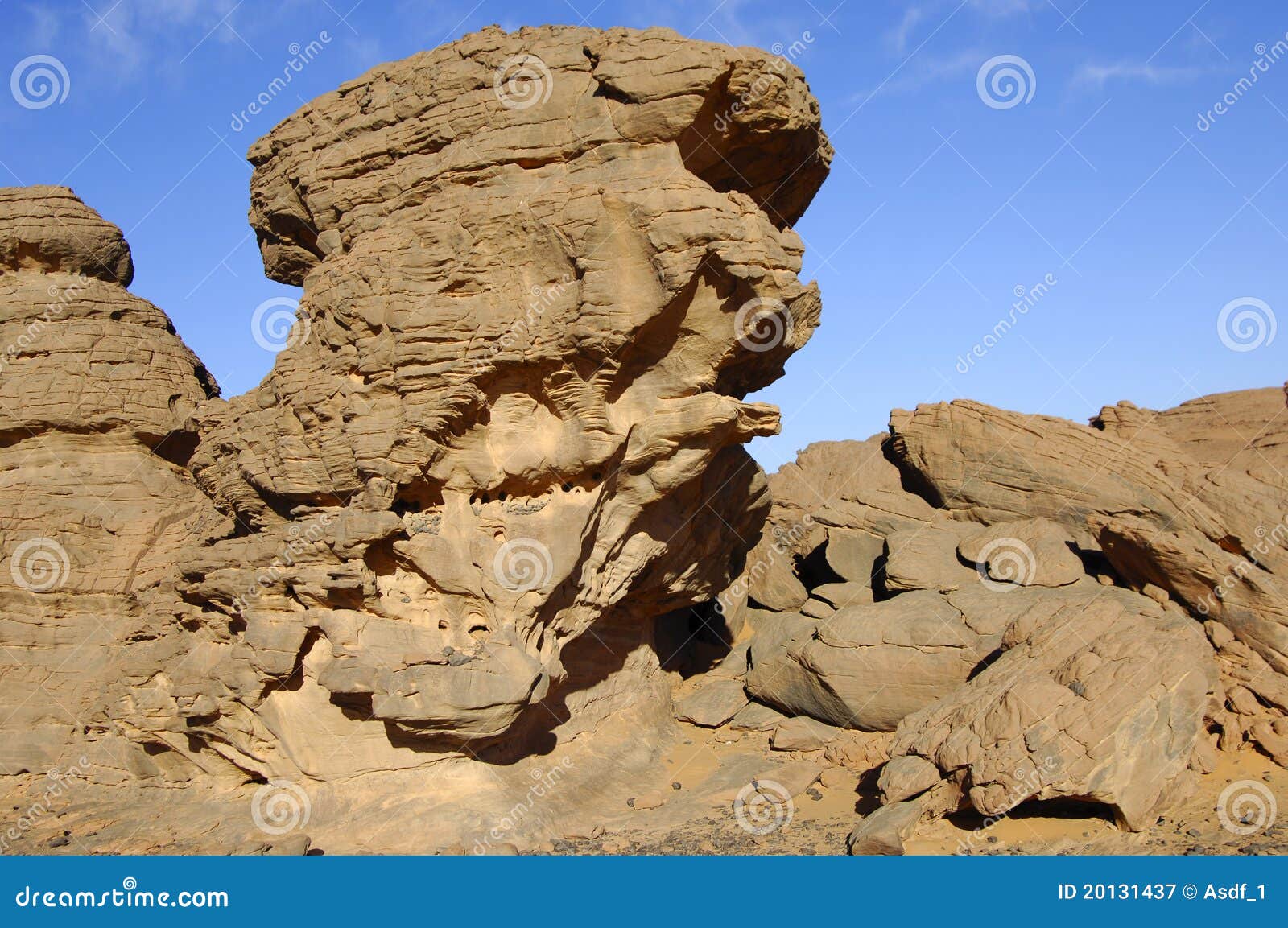 Eroded rocks stock image. Image of deserts, boulders - 20131437