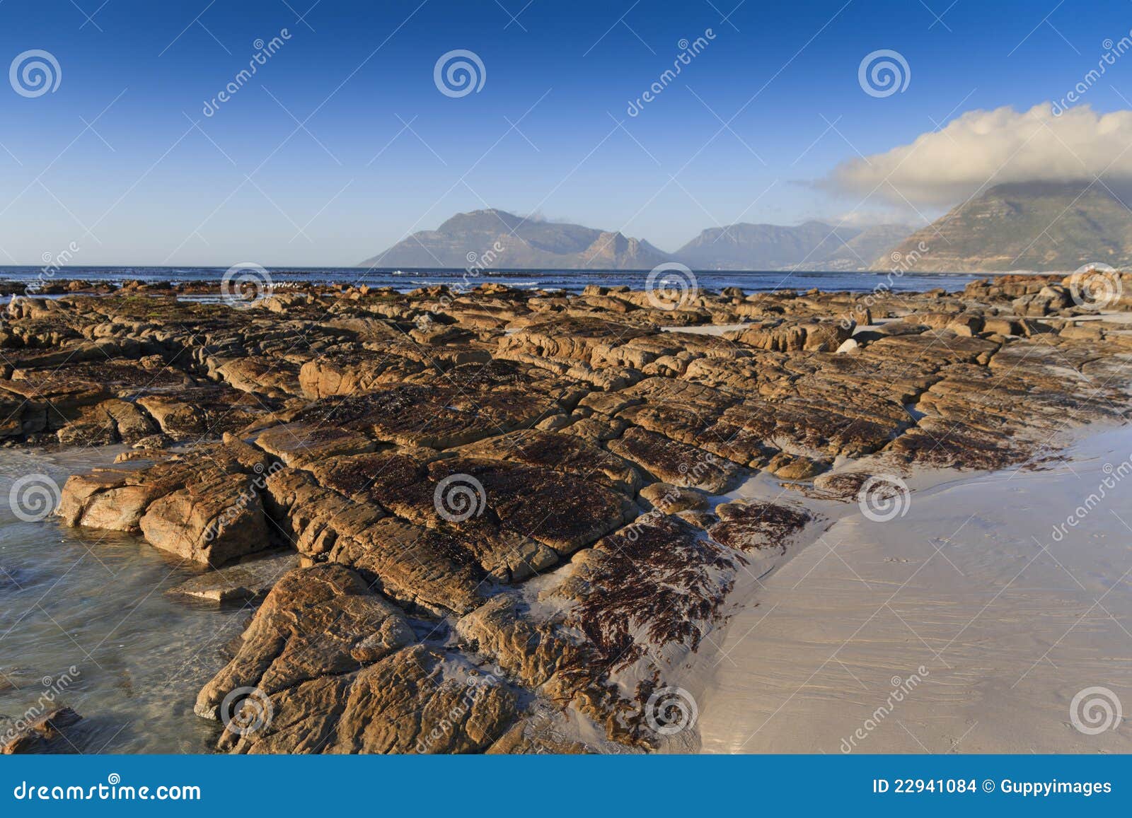 Eroded Rocks on the Beach - Landscape Stock Photo - Image of scene ...