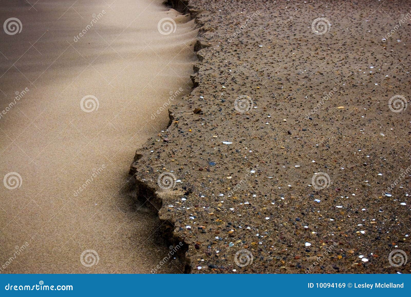 Eroded sand stock image. Image of river, burn, gritty - 10094169
