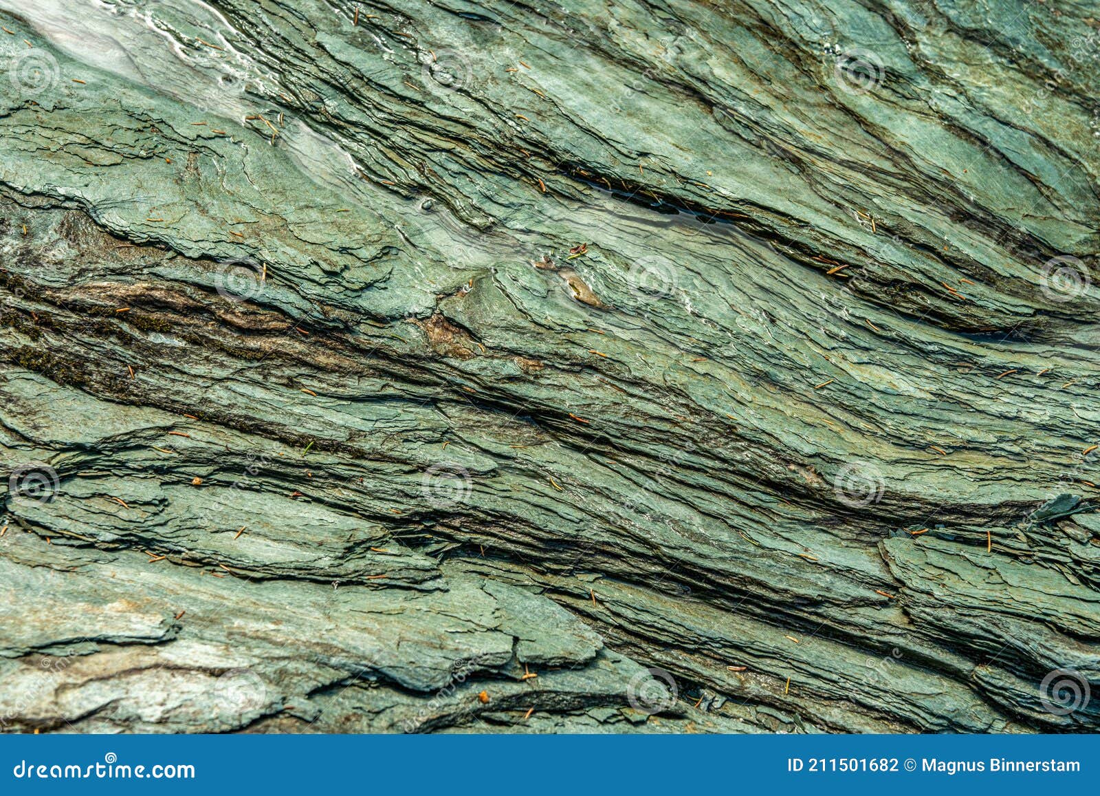 Eroded Shale Rock with Beautiful Pattern Stock Photo - Image of ...