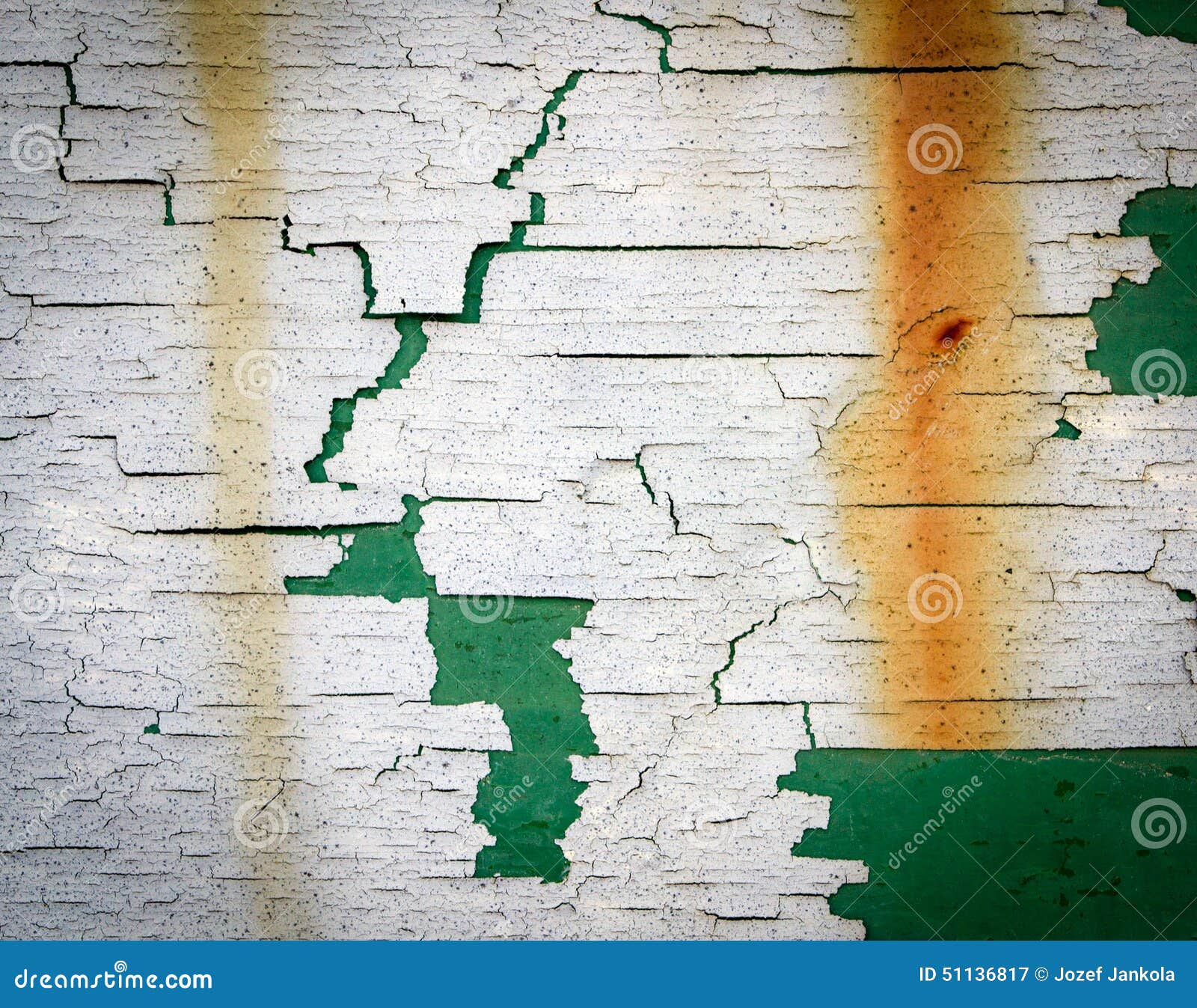 Eroded White Synthetic Paint Stock Image - Image of cracked, background ...