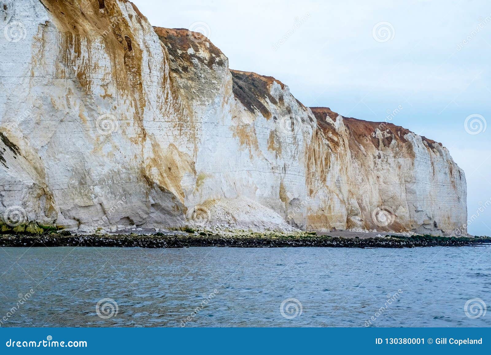 Landslide From The Cliffs On The Mountain Road Stock Photo ...