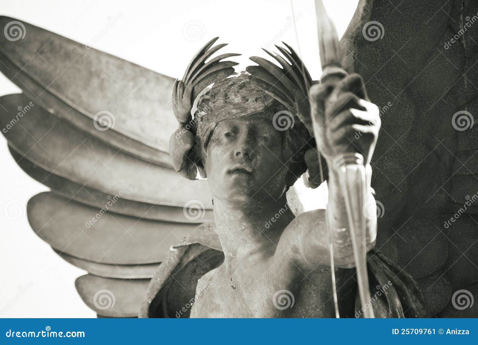 Eros statue stock image. Image of famous, romantic, statue - 25709761