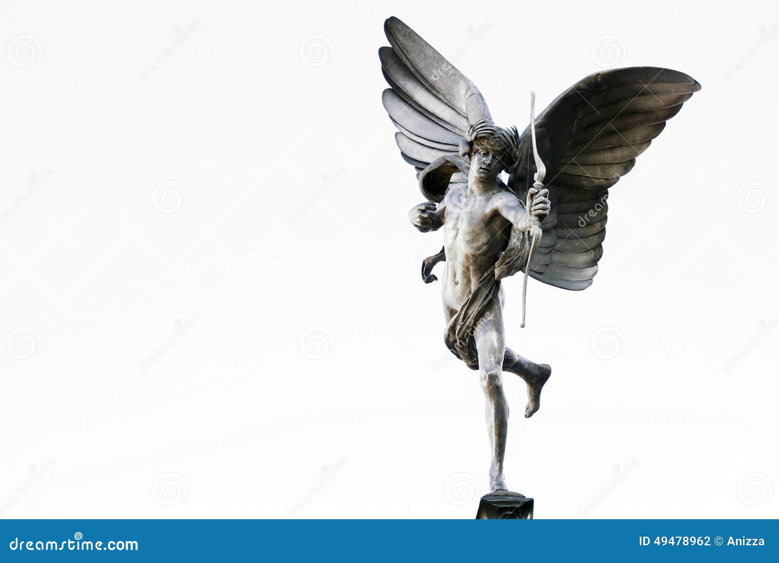Eros statue stock photo. Image of eros, travel, romance - 49478962