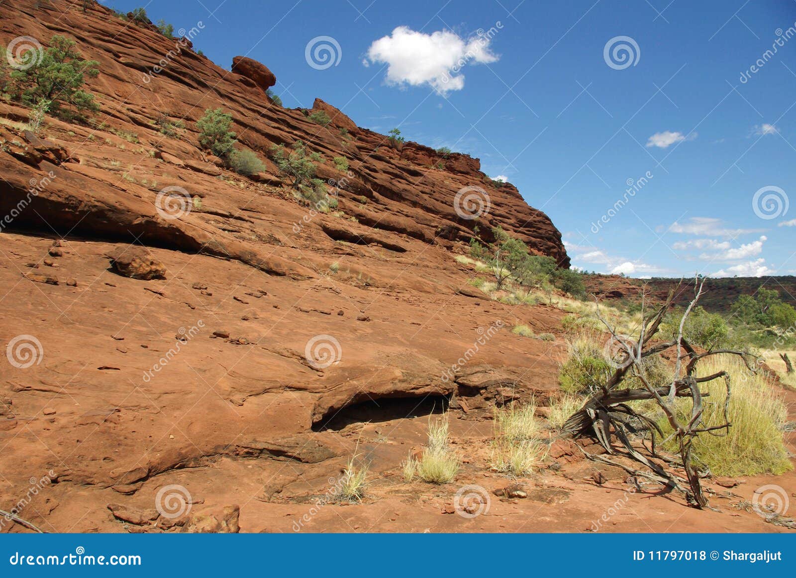 Erosion in Australian Desert Stock Photo - Image of australian, centre ...