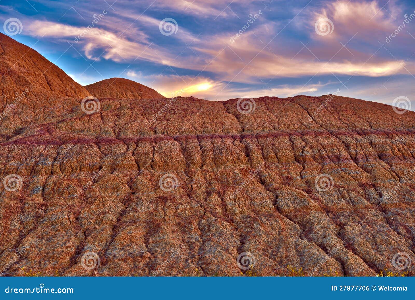 Erosion in the Badlands stock photo. Image of formations - 27877706