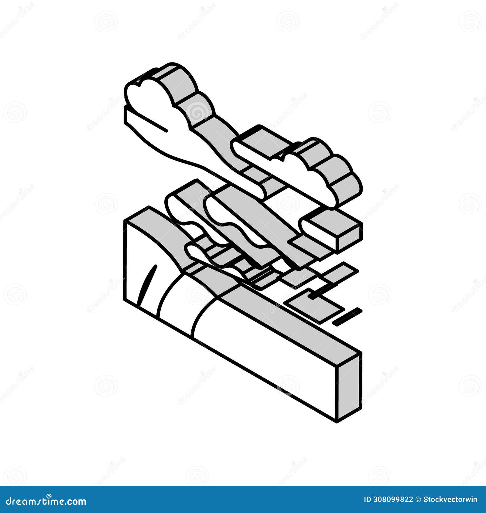 Erosion Climate Isometric Icon Vector Illustration Stock Vector ...