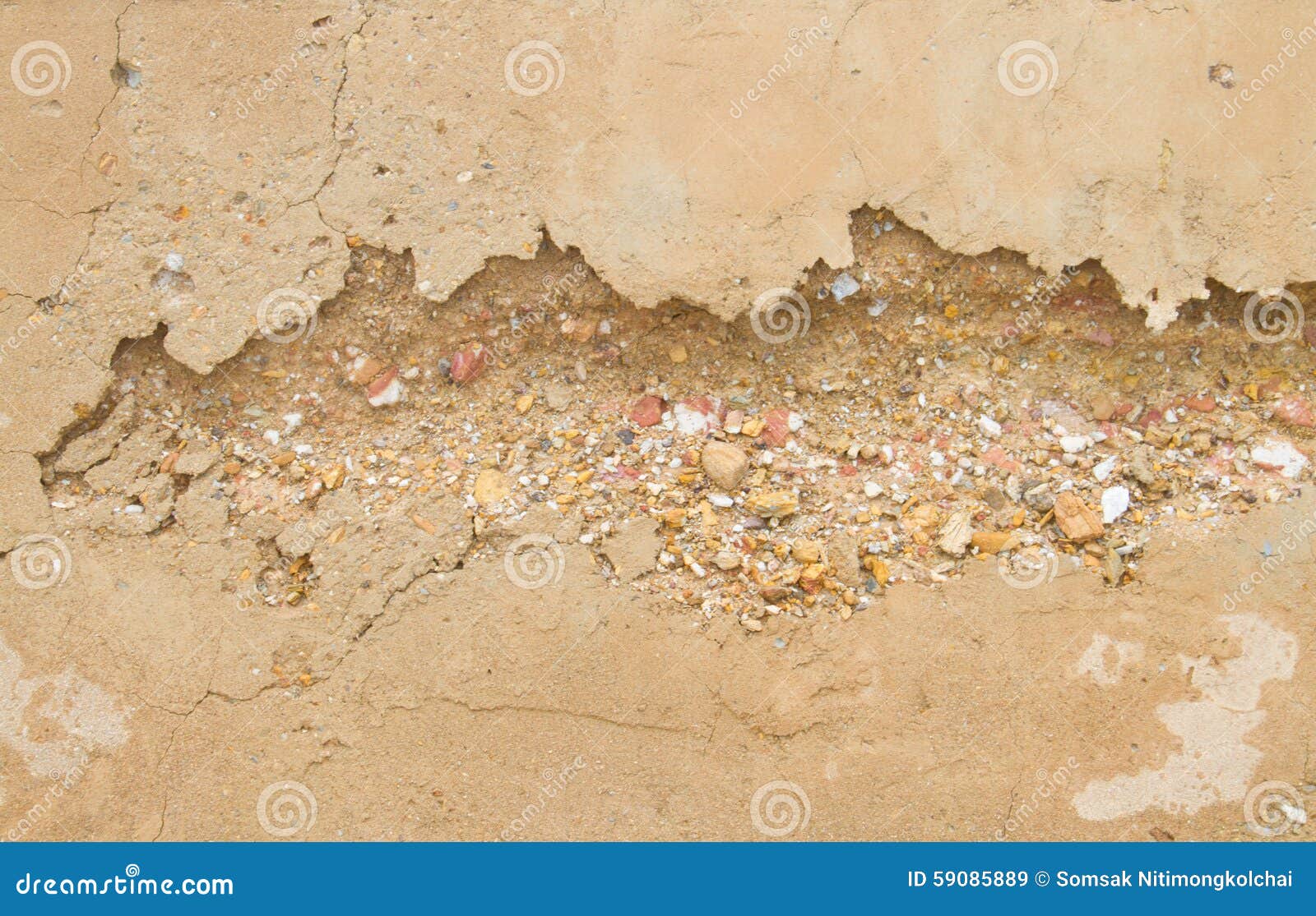Erosion Concept : the Process of Eroding or Being Eroded by Wind Stock ...