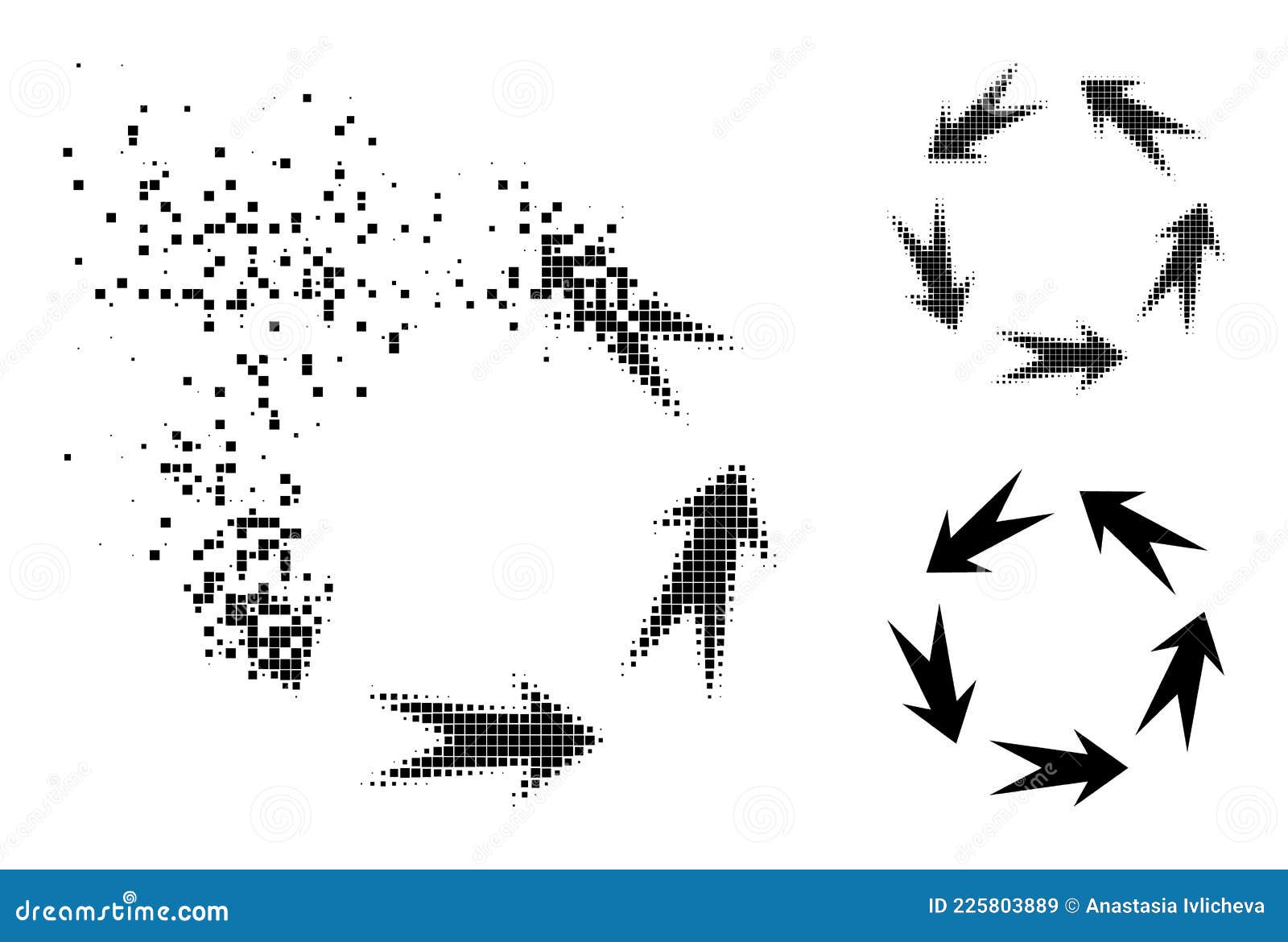 Decomposed Pixelated Halftone Bandage Icon Cartoon Vector ... Decomposed Pixelated Halftone Bandage Icon Cartoon Vector ...