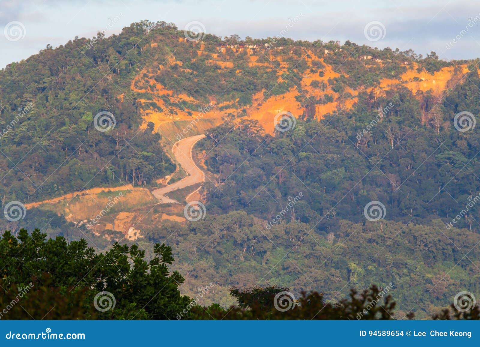 Erosion of Hill Indicating Over Development and Destroy the Environment ...