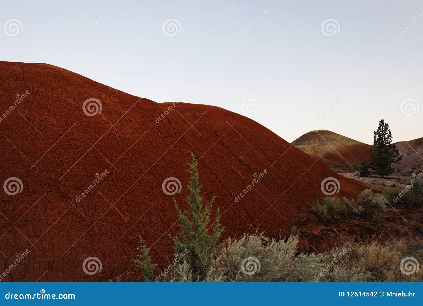 Erosion of Red Soils in a High Desert Landscape Stock Photo - Image of ...