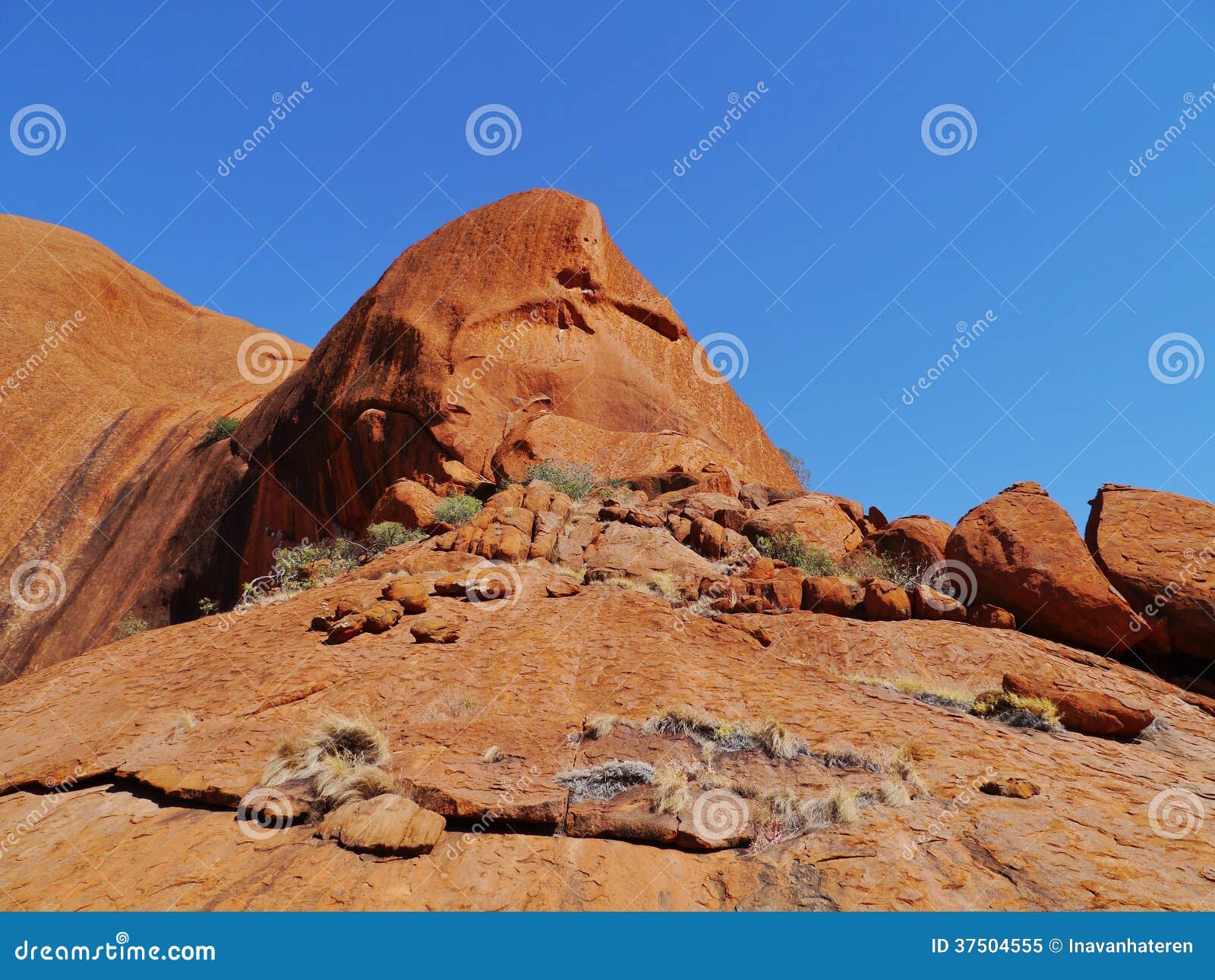 Erosion of the Rocks in the Red Center Editorial Image - Image of ...