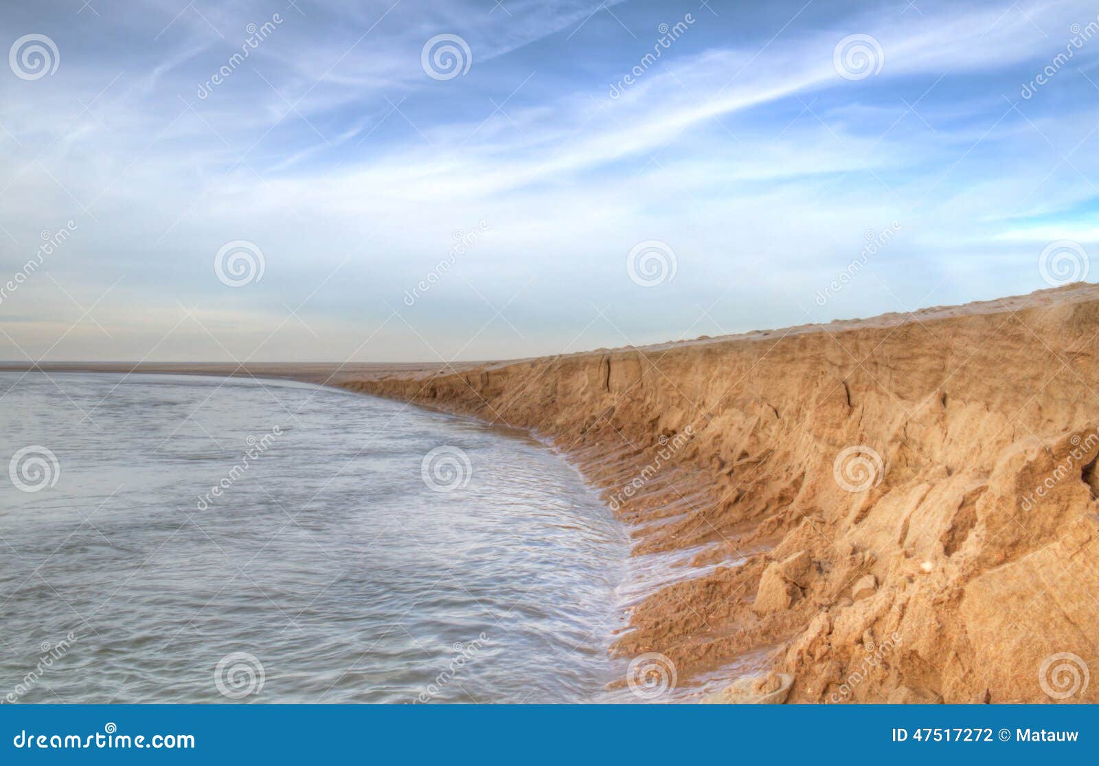 Erosion of sand stock photo. Image of beach, ecoregion - 47517272