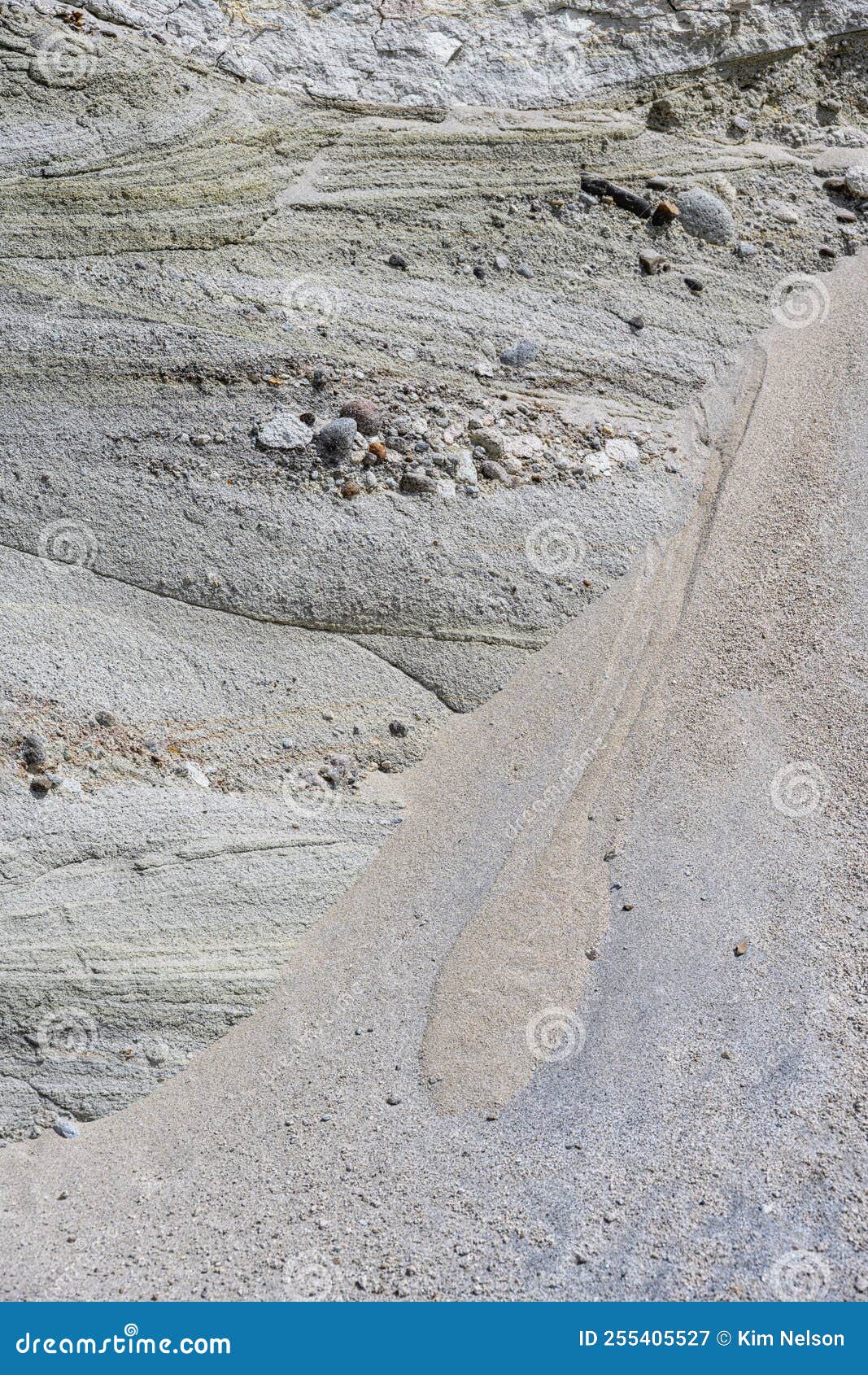 Erosion in Sandstone Rock Cliff, Patterns and Textures in Nature As a ...