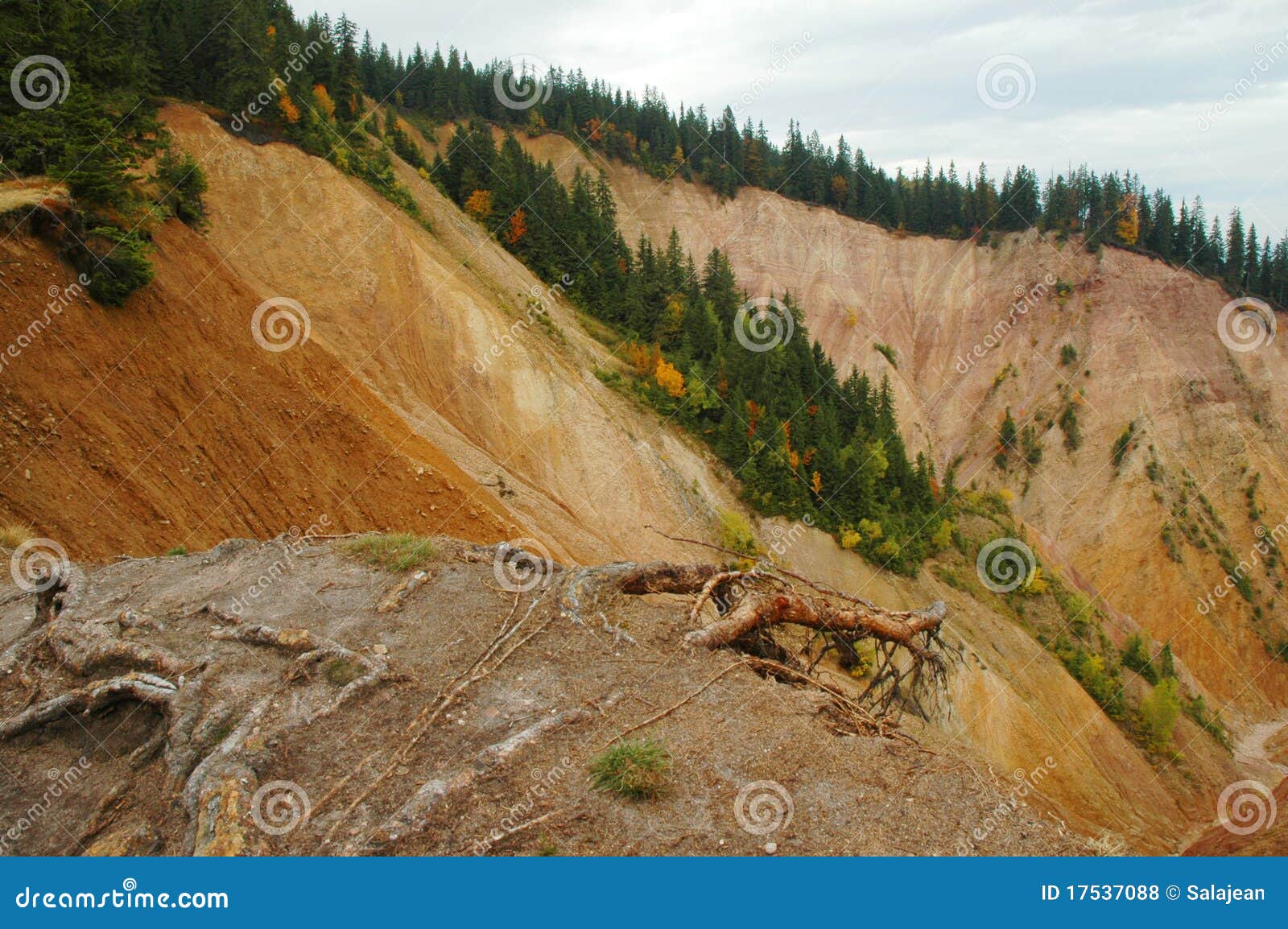 Erosional landscape stock photo. Image of deep, hiking - 17537088