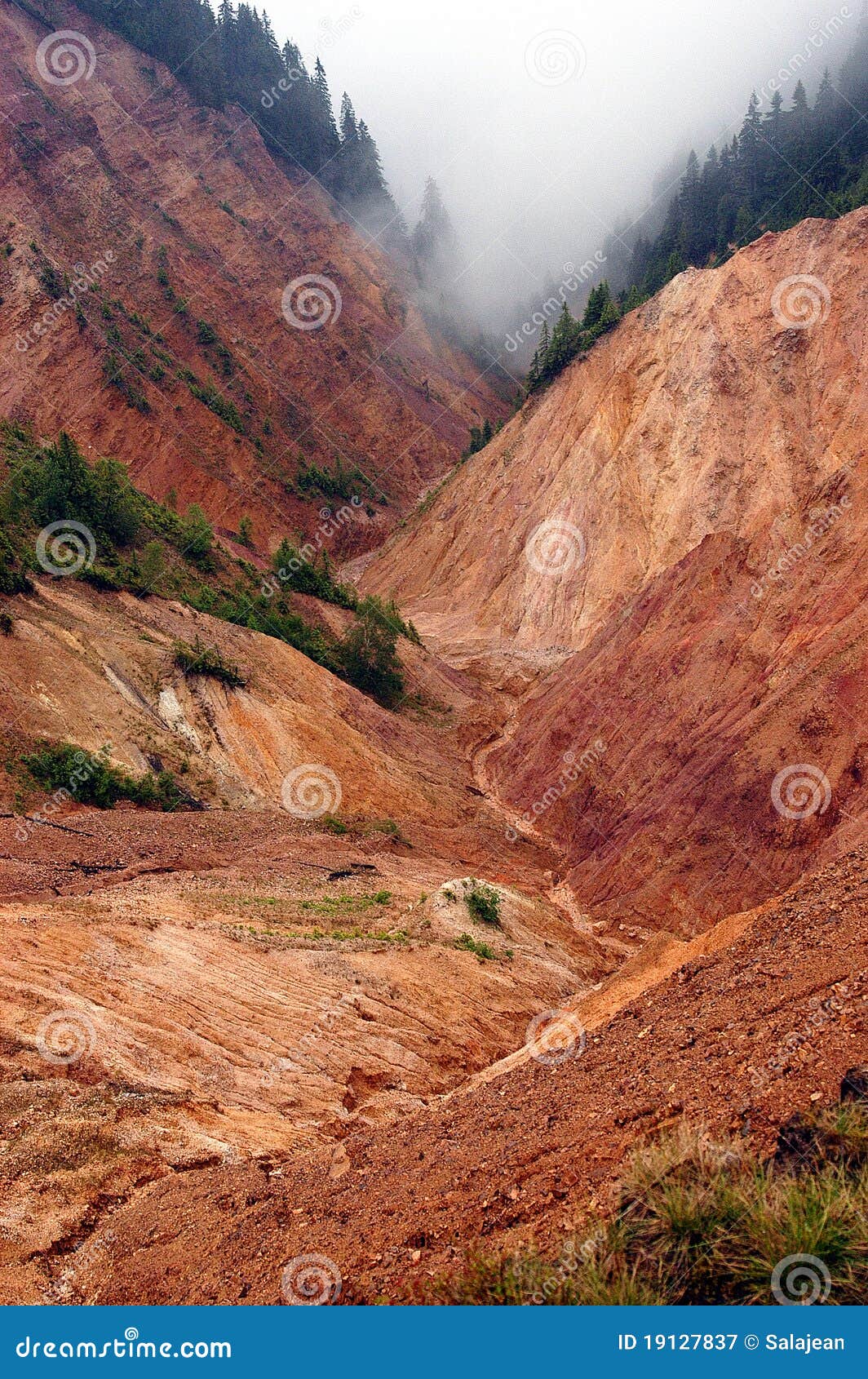 Erosional landscape stock image. Image of hiking, geology - 19127837