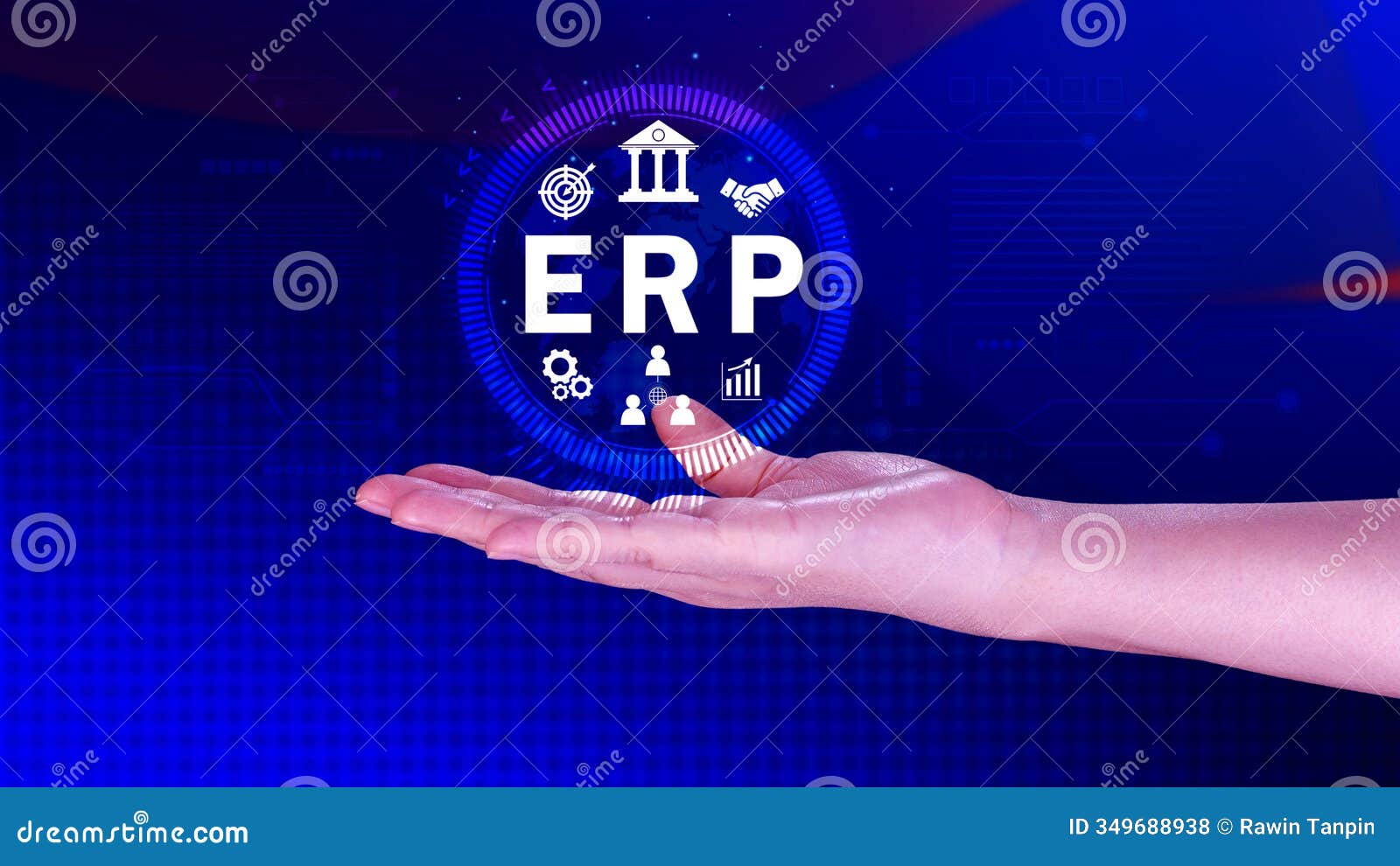 ERP Concept, Enterprise Resource Planning Concept, Analyzing ERP System ...