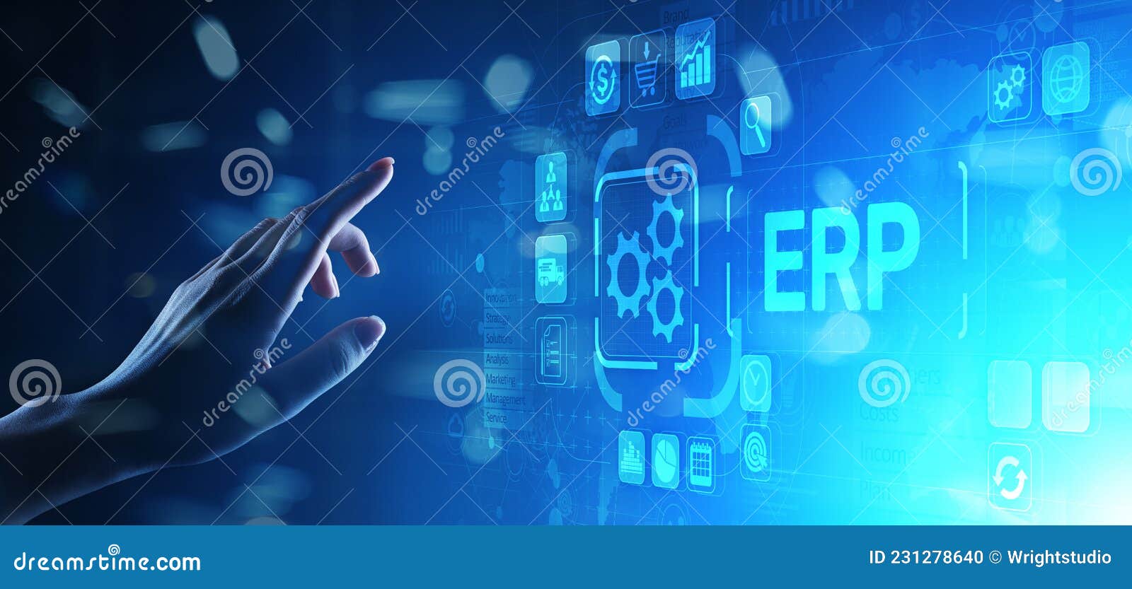 ERP - Enterprise Resource Planning Business and Modern Technology ...