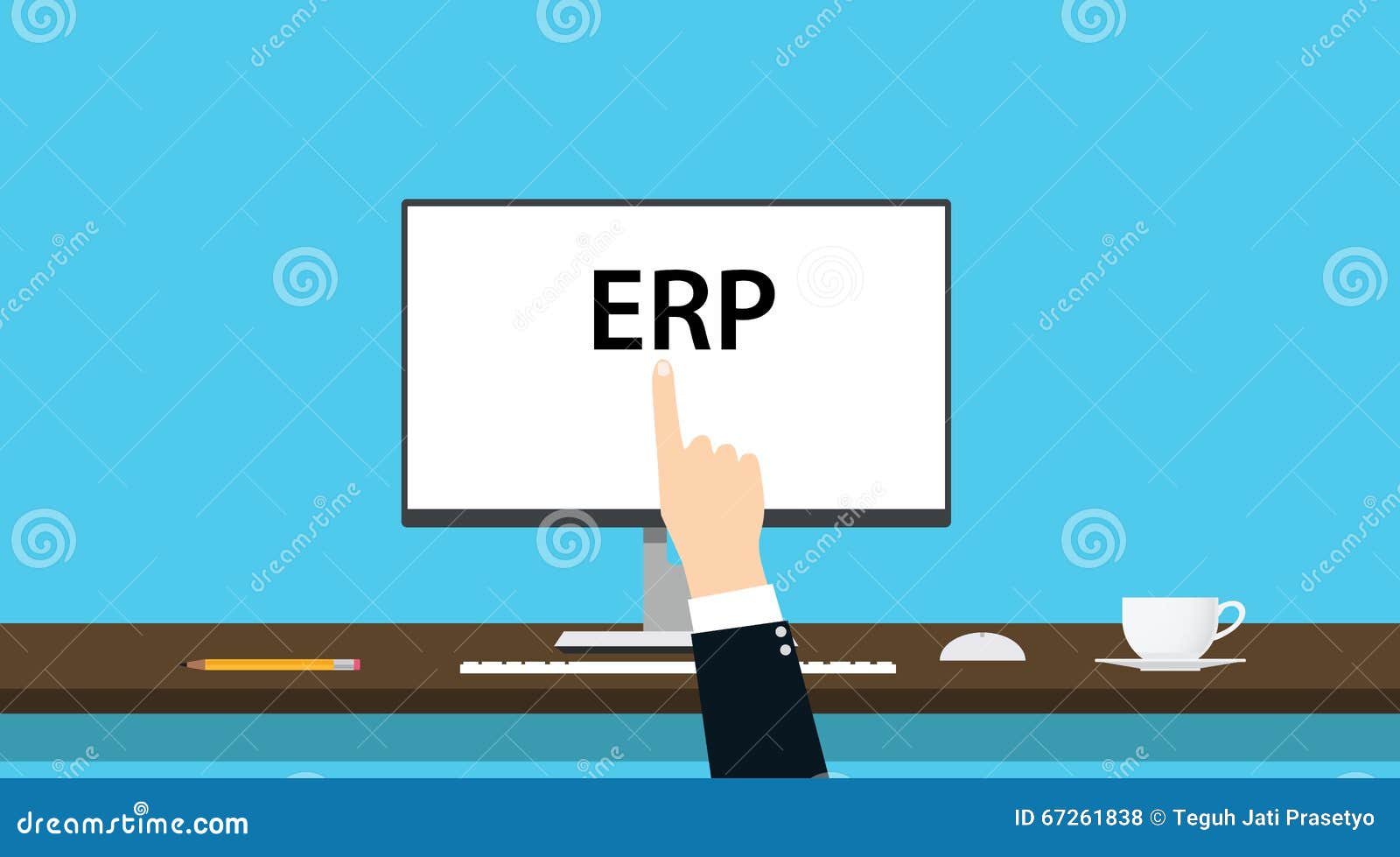 Erp Enterprise Resource Planning Concept with Computer and Hand Stock ... Erp Enterprise Resource Planning Concept with Computer and Hand Stock ...