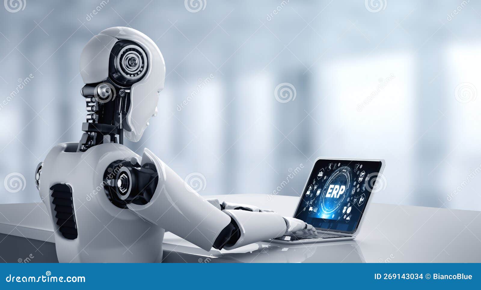 ERP Enterprise Resource Planning Software for Modish Business Stock ...