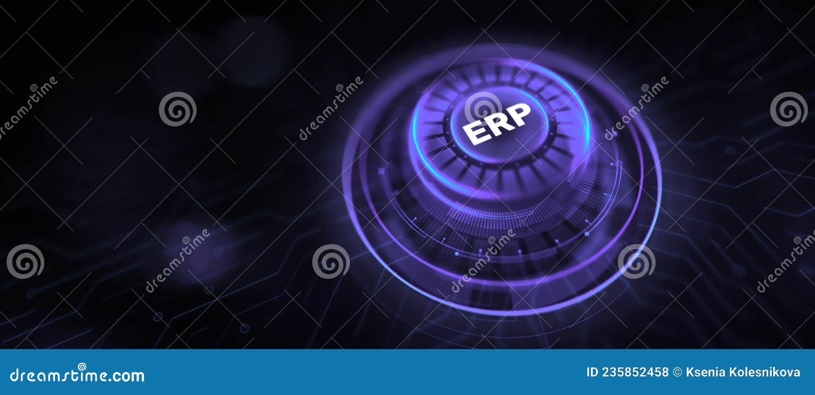 ERP Enterprise Resources Planning Business Finance Technology Concept ...