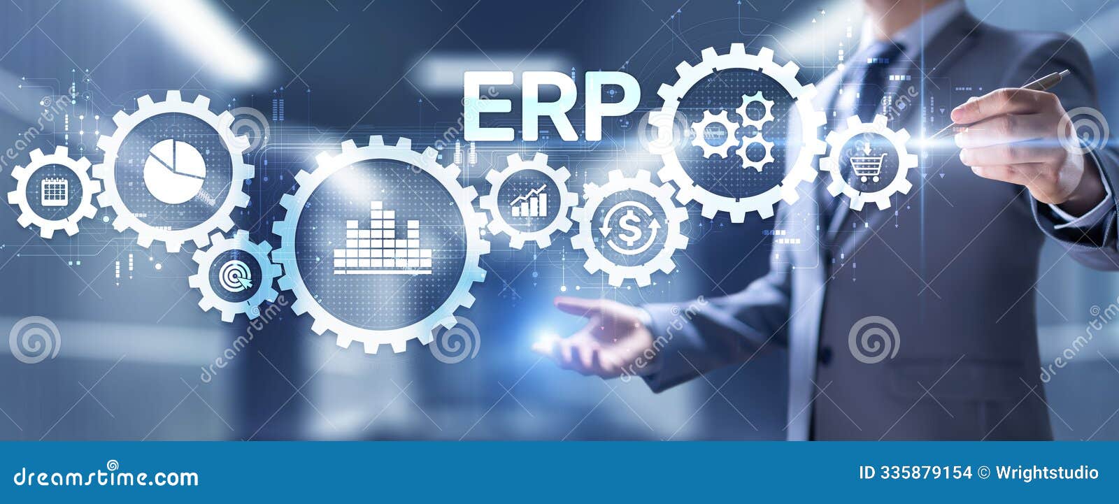 ERP Enterprise Resources Planning SAP Business Process Automation ...