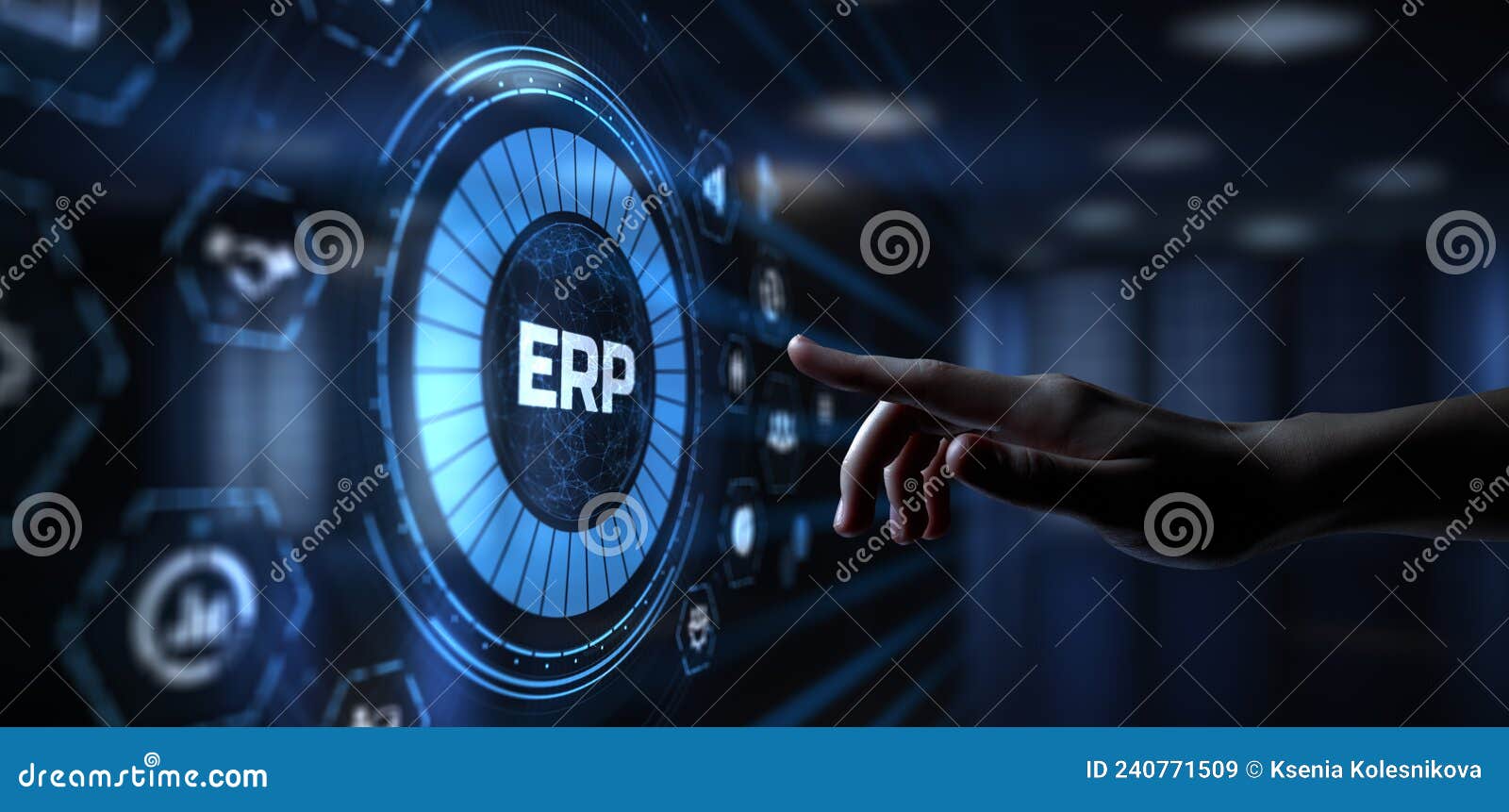 ERP Enterprise Resources Planning Software System Business Process ...