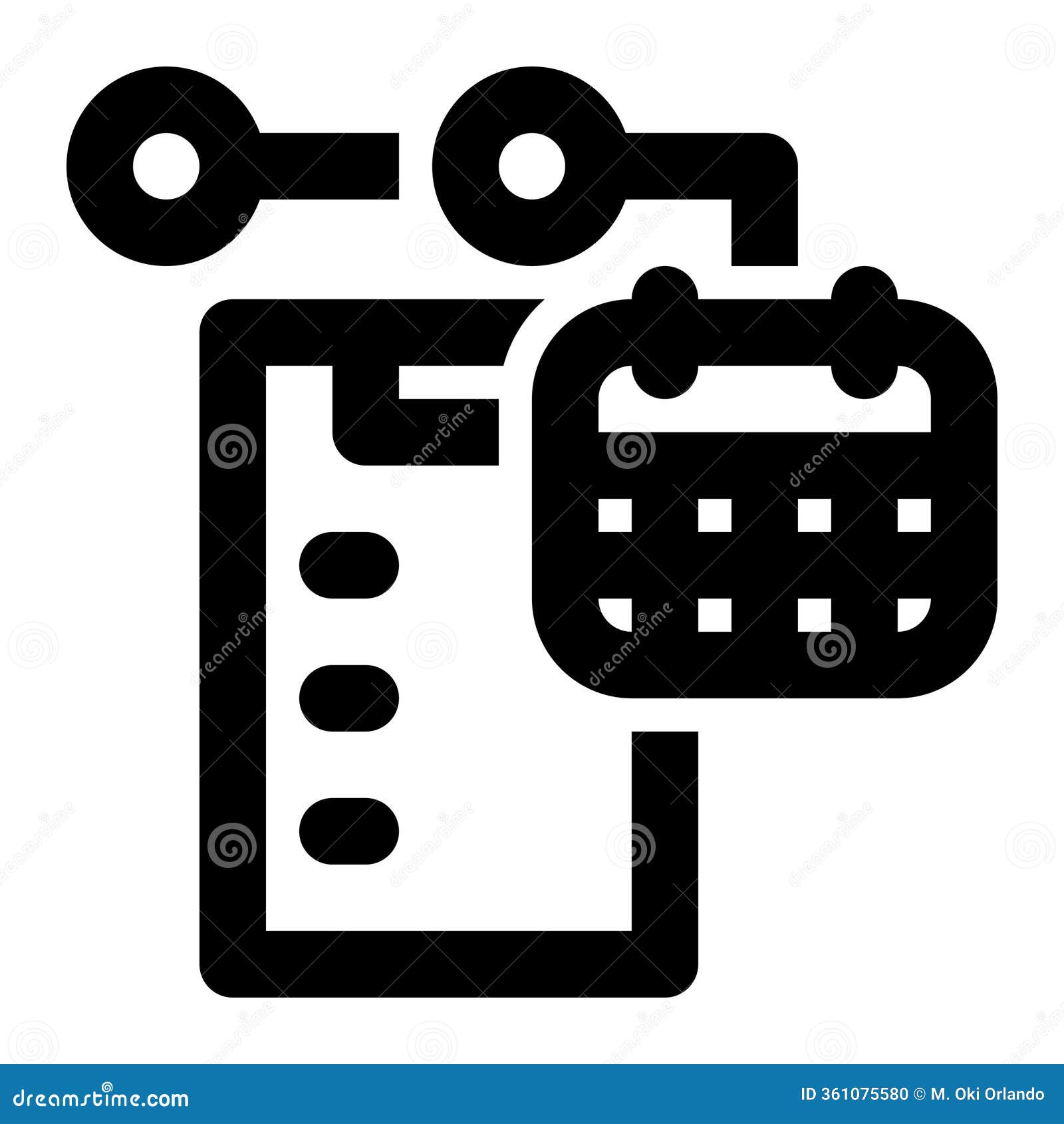 Business Forecasting, Business Prediction Outline Icon Schedule ...