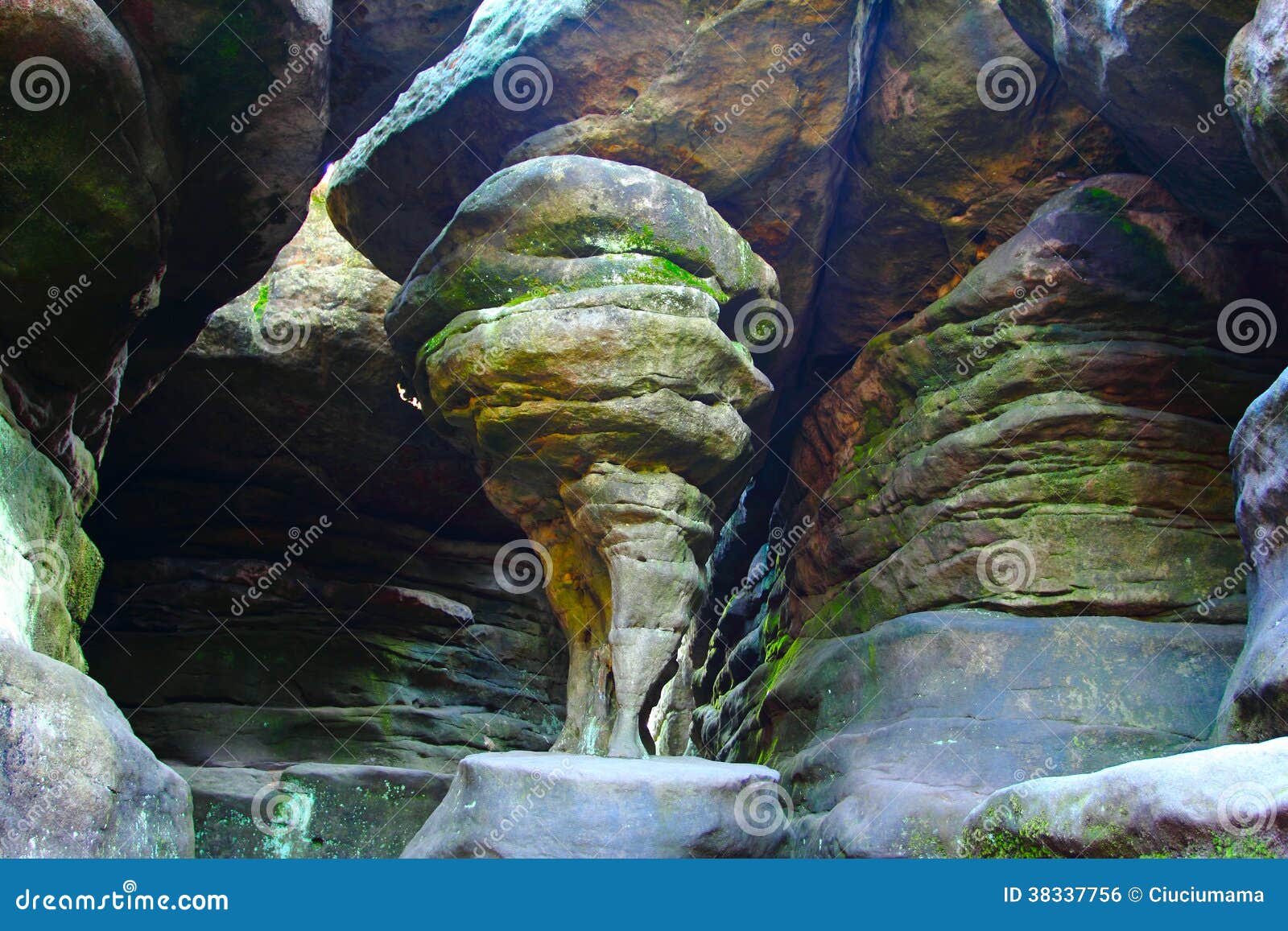 Errant rocks in poland stock photo. Image of errant, rock - 38337756
