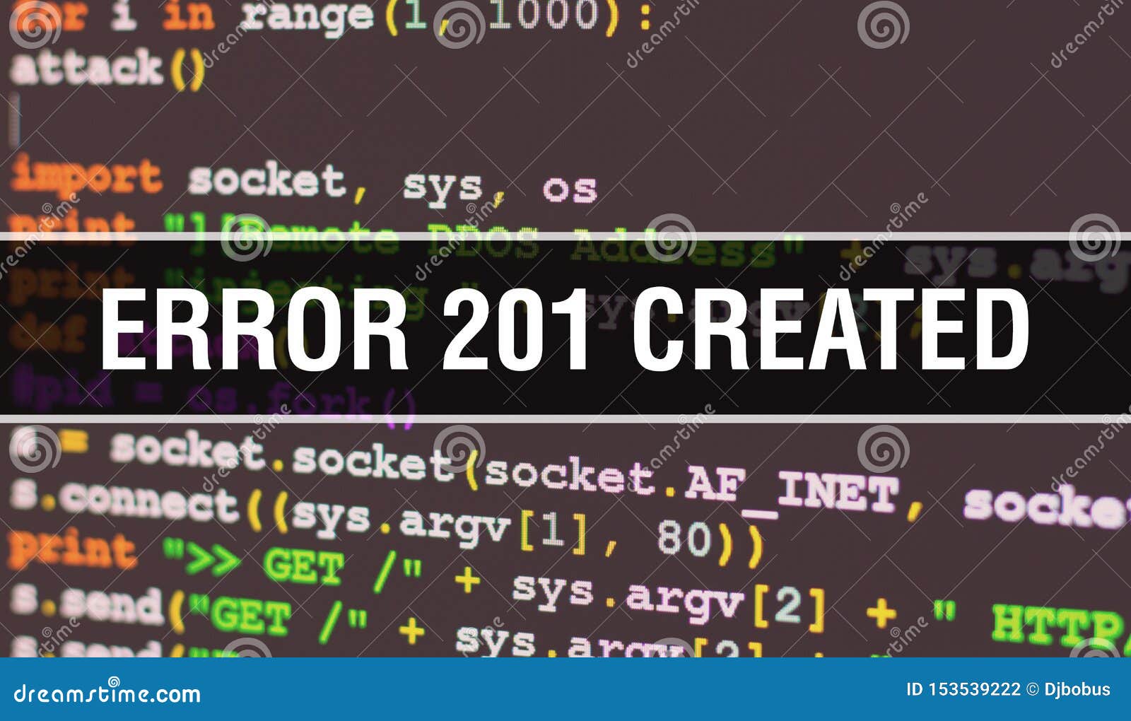 Error 201Â Created with Binary Code Digital Technology Background ...
