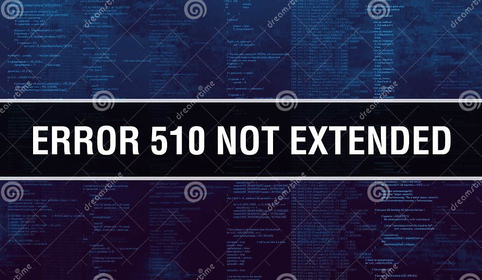 Error 510Â Not Extended With Digital Java Code Text Error 510Â Not