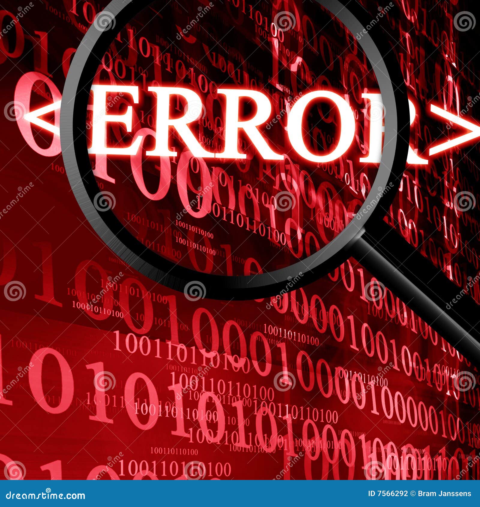 Error stock illustration. Illustration of technology, digital - 7566292