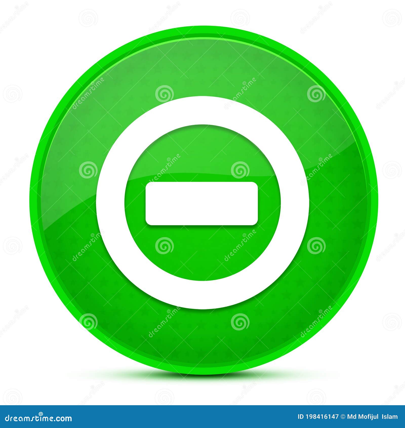 ERROR Aesthetic Glossy Green Round Button Abstract Stock Illustration ...