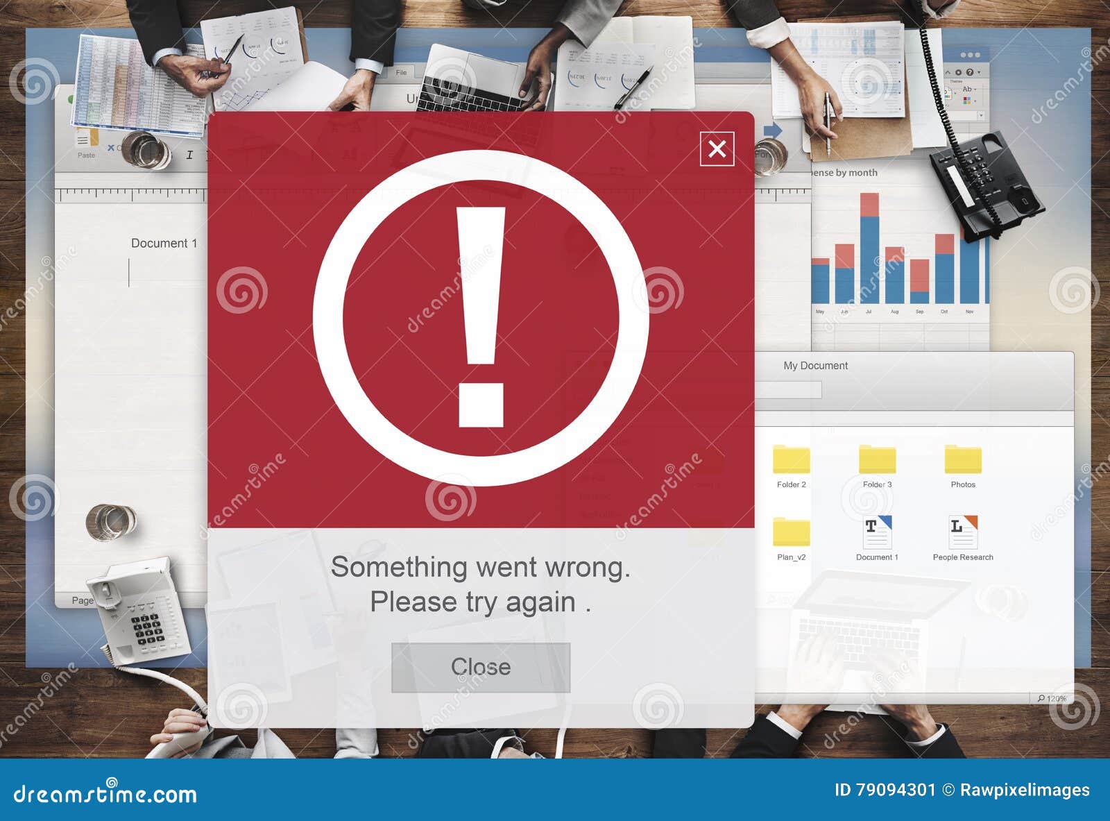 Error Alert Failure Icon Problem Concept Stock Image - Image of ...
