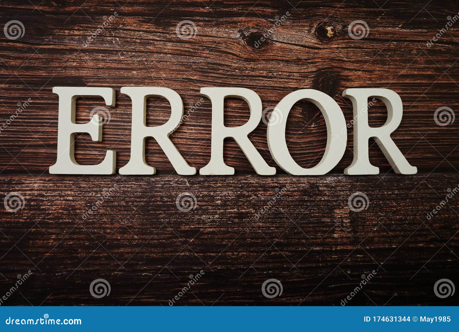 Error Alphabet Letter on Wooden Background Stock Photo - Image of ...