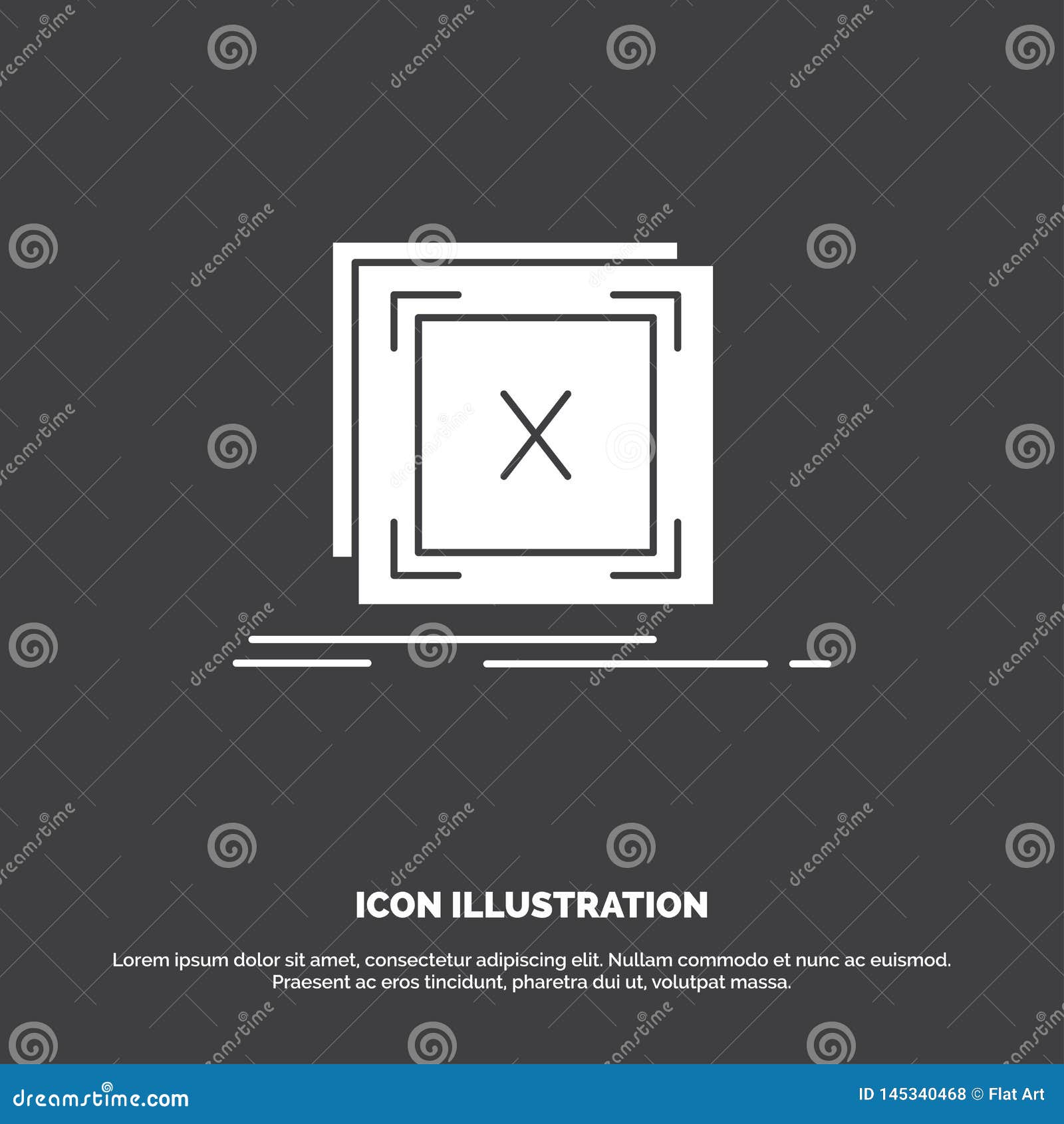 Error Application Message Problem Server Icon Glyph Vector Symbol