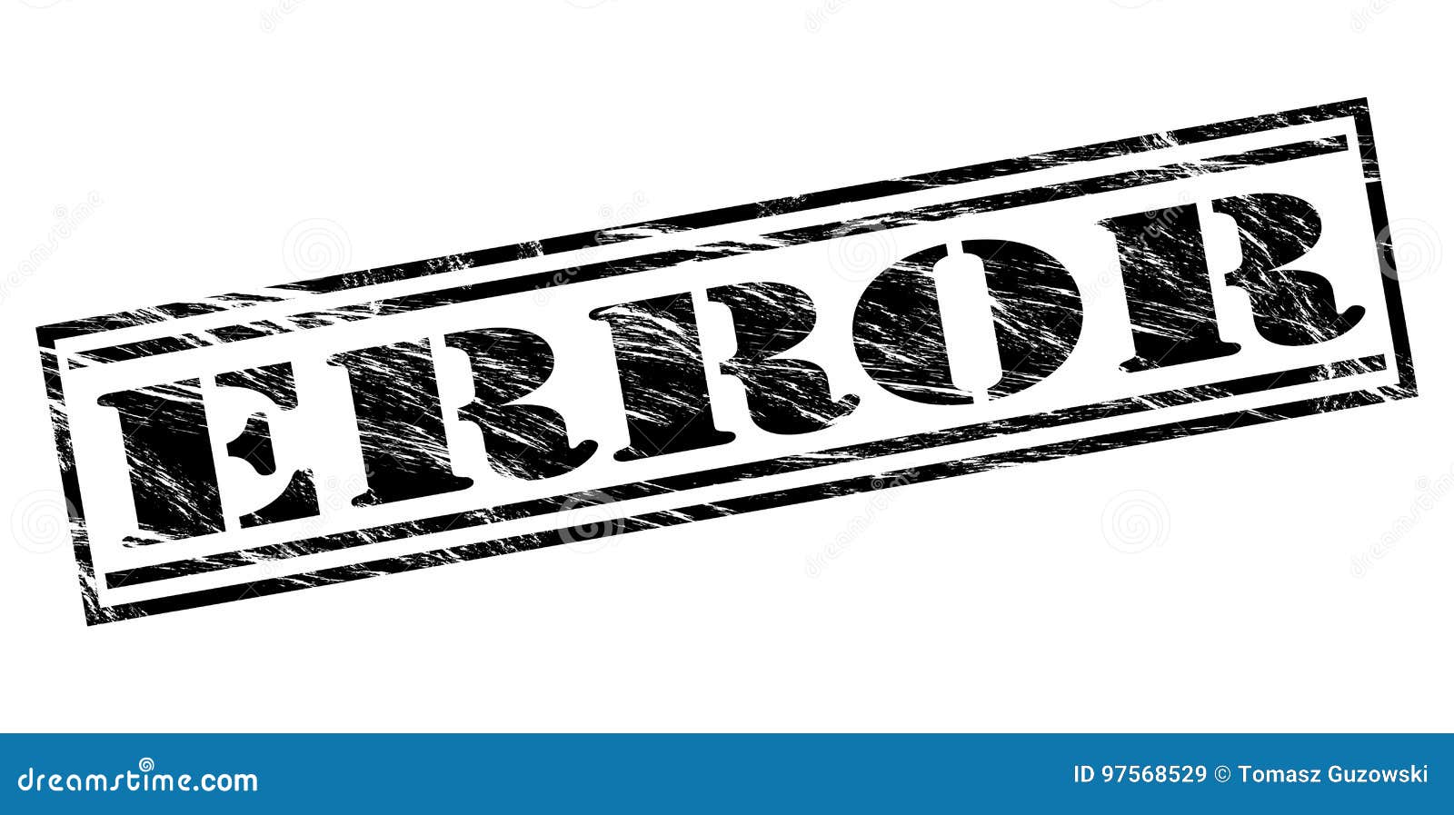 Error black stamp stock illustration. Illustration of grunge - 97568529