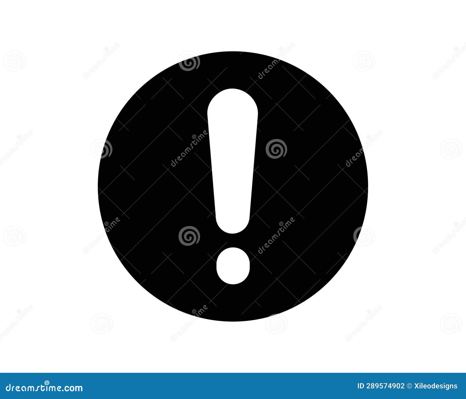 Error Circle Icon Round Circular Warning Button Alert Caution Issue ...