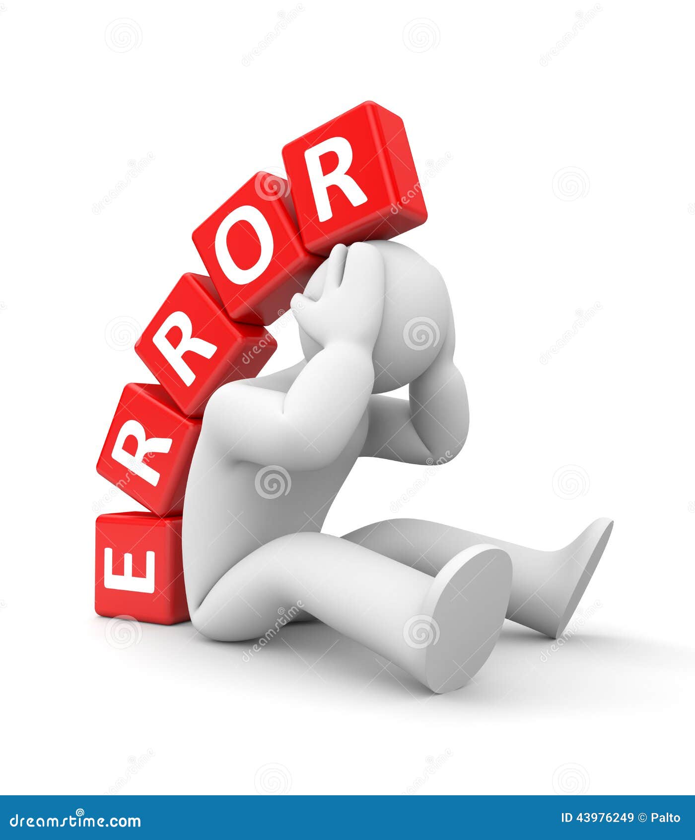 Error Stock Illustration Illustration Of Danger Human 43976249
