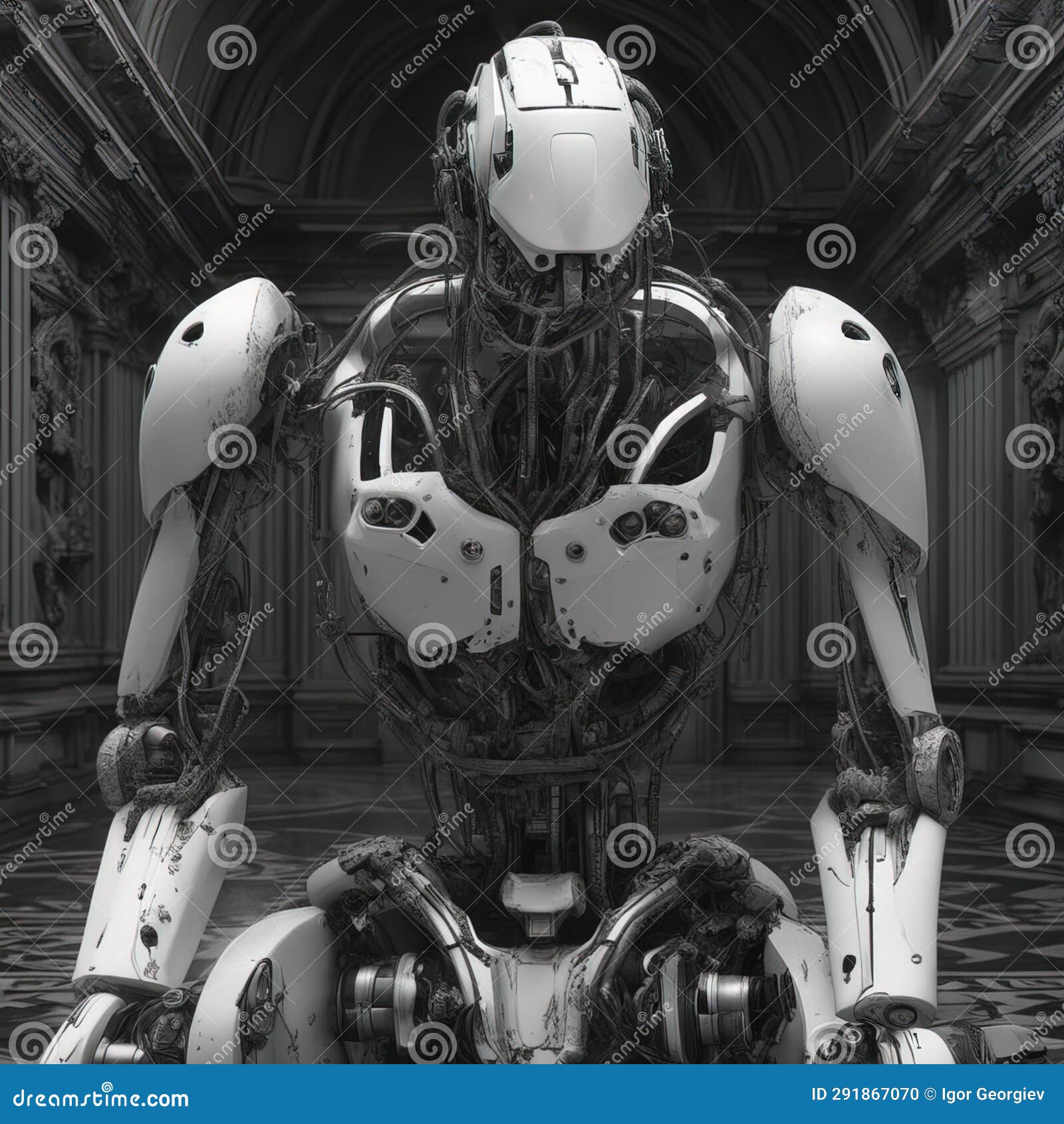 Error Data, Chronicles by a Burnt Out Robot Stock Illustration ...