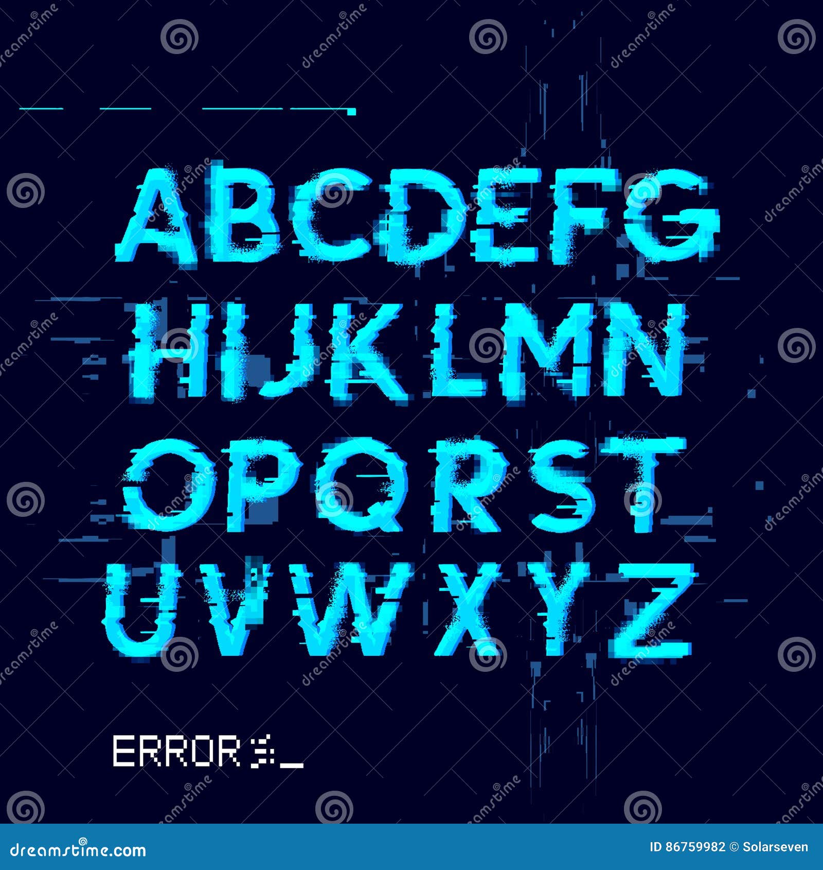 Warped Letters Stock Illustrations – 129 Warped Letters Stock ...