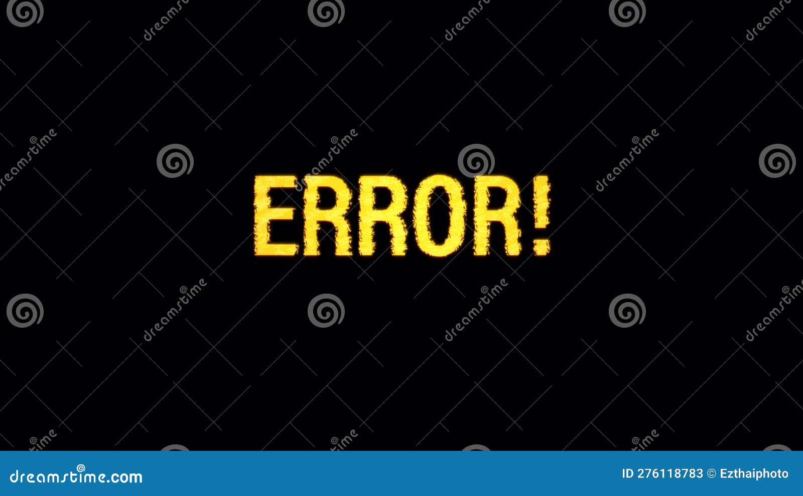 Error Glitch Text Effect Cimematic Title Yellow Light Animation Stock ...