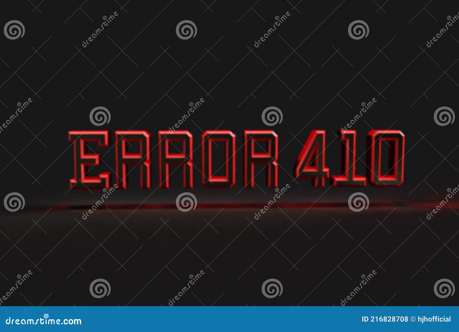 410 Error Gone on Website Page Stock Illustration - Illustration of ...
