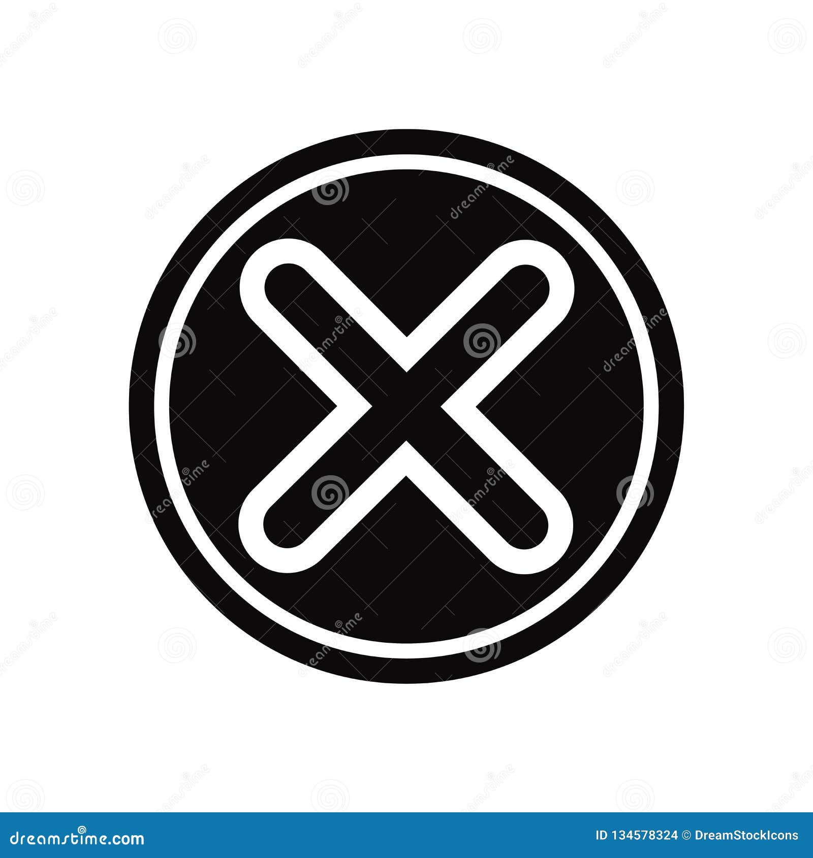 Error Icon Vector Isolated on White Background, Error Sign , Black ...