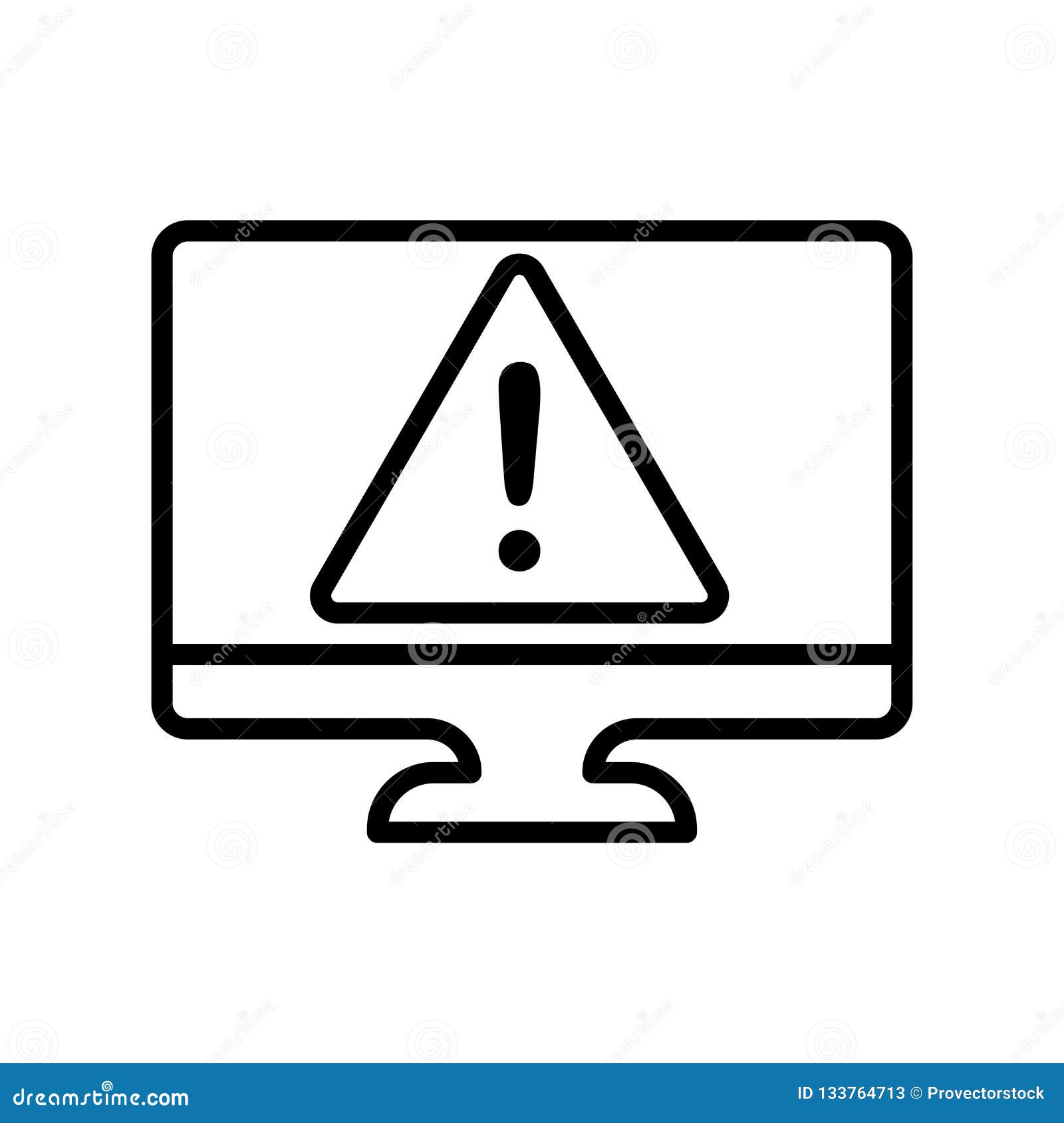 Error Icon Vector Sign and Symbol Isolated on White Background Stock ...