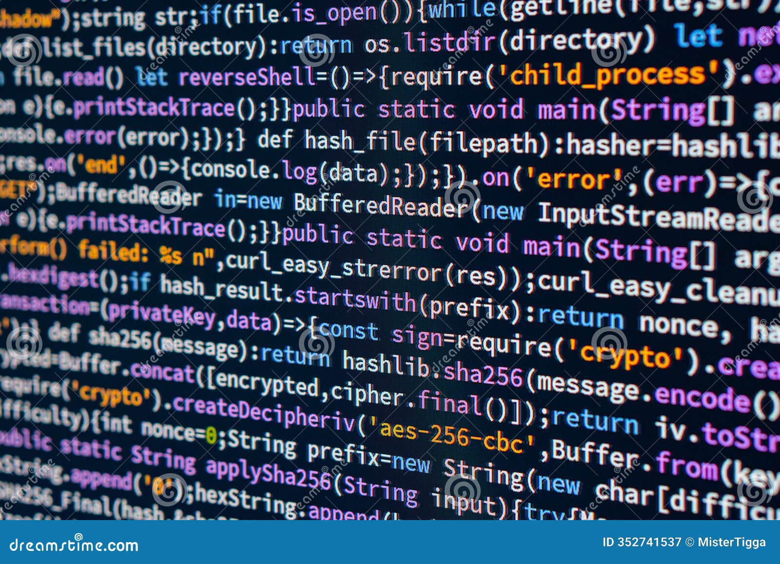 Error. Image Displays a Highlighted Code Snippet Written in C, Showcasing Functions, Loops, and ...