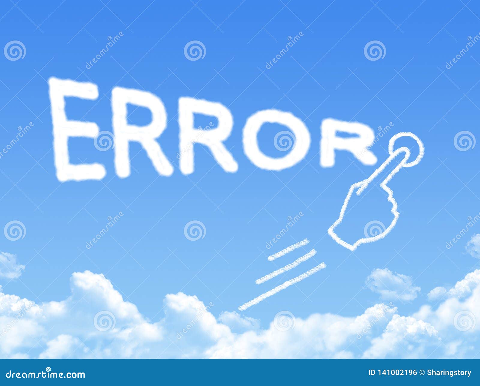 Error message cloud shape stock illustration. Illustration of shape ...