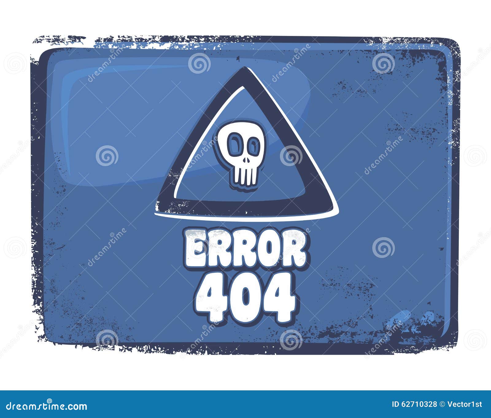 Error page template stock vector. Illustration of caution - 62710328